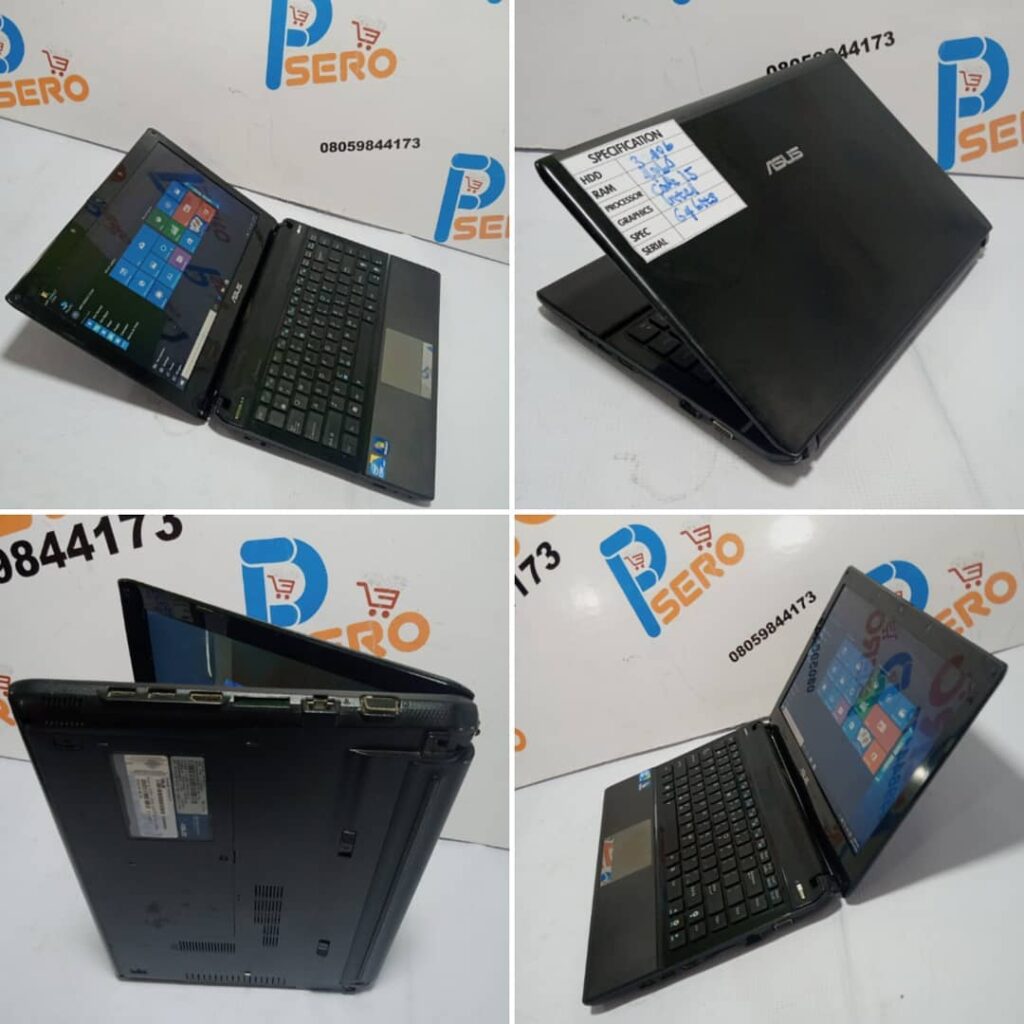 Asus Intel Core i3 Laptop - 500GB HDD - 8GB Ram - Dedicated - PSERO LAPTOP